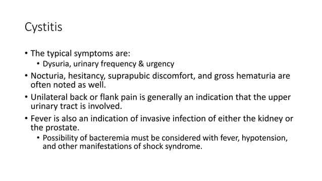 Urinary Tract Infection.pptx for genitouranary system in internal ward ...