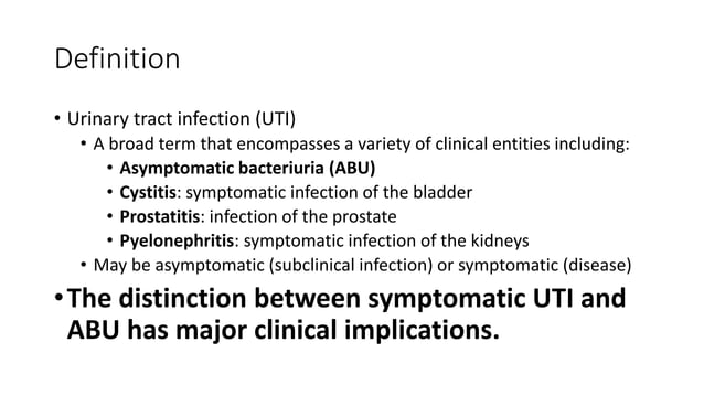 Urinary Tract Infection.pptx internal medicine | PPTX