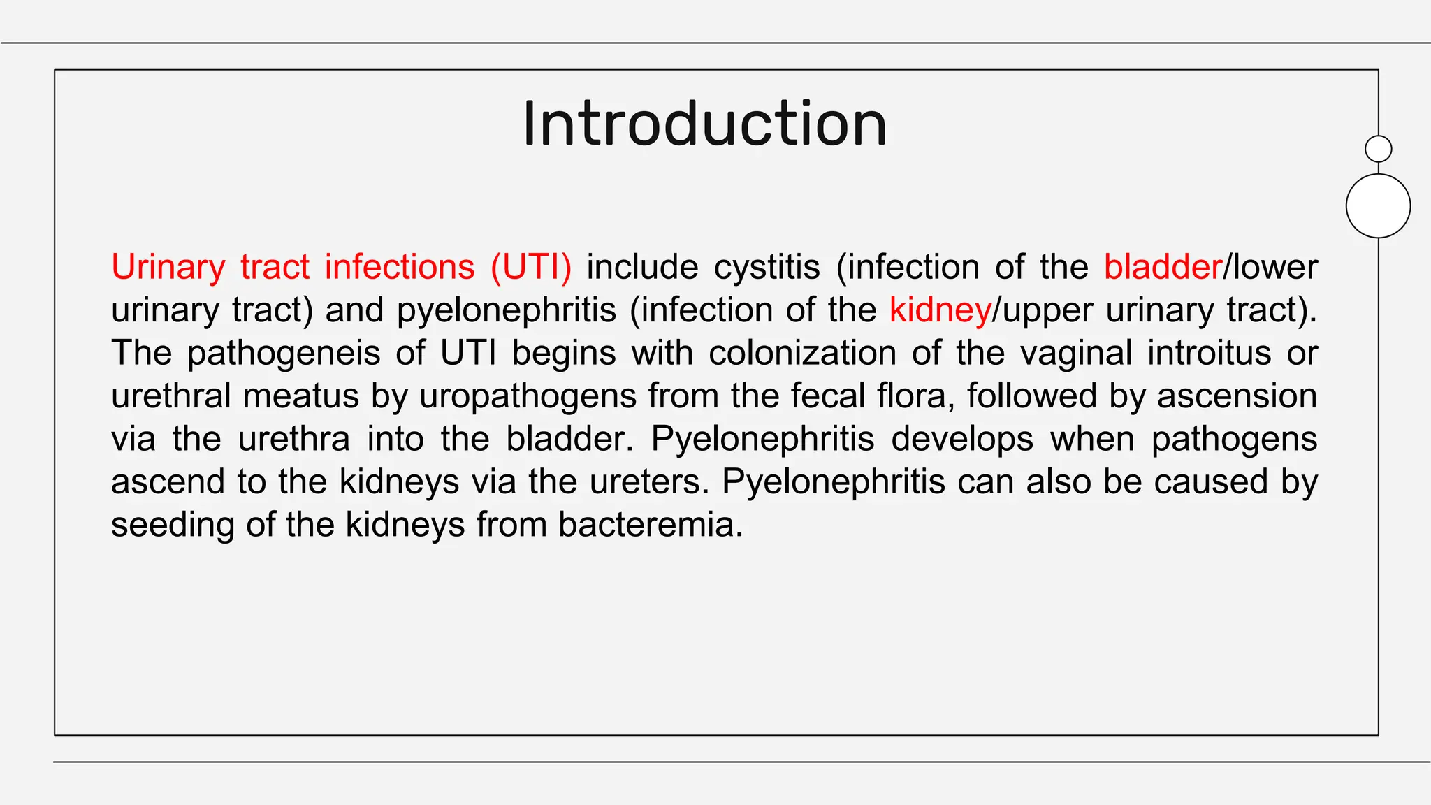 Urinary Tract Infection.pptx , cystitis , lower and upper urinary tract ...