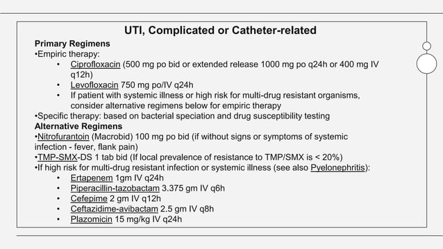 Urinary Tract Infection.pptx , cystitis , lower and upper urinary tract ...