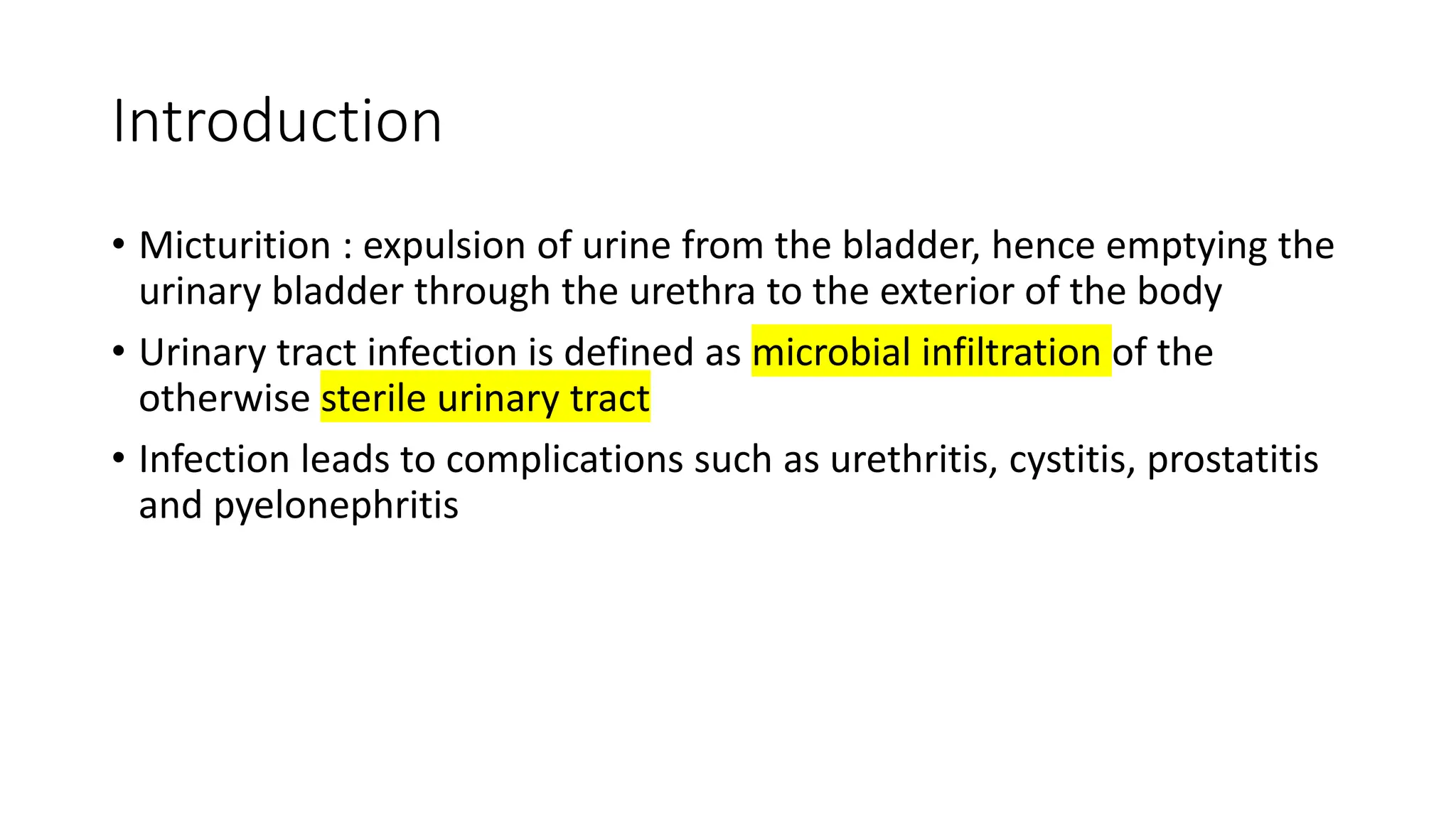 Urinary Tract Infection- for medical personnel | PDF