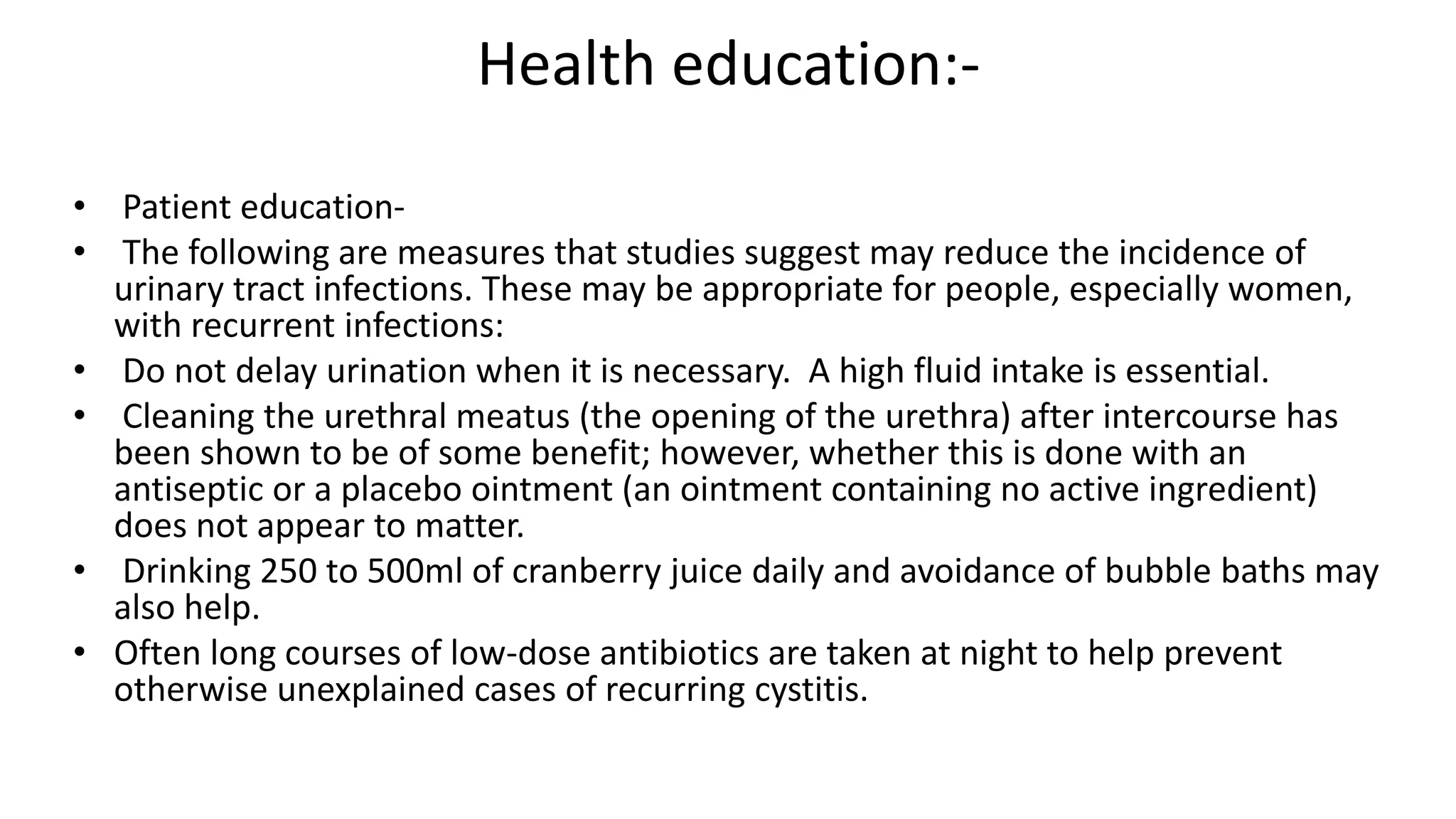 A brief description about urinary teact infection(ppt) | PPTX