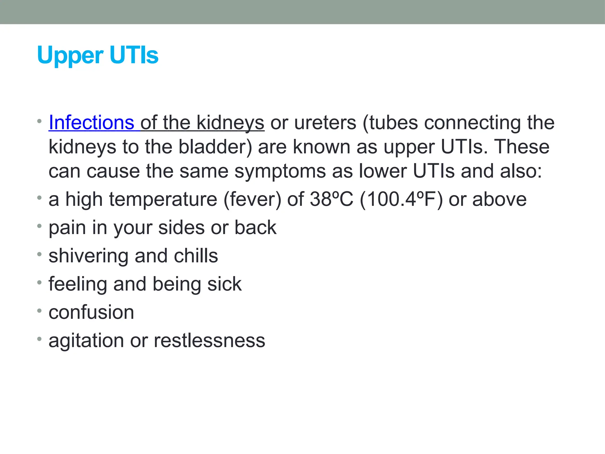 URINARY TRACT INFECTION and nursing management .pptx