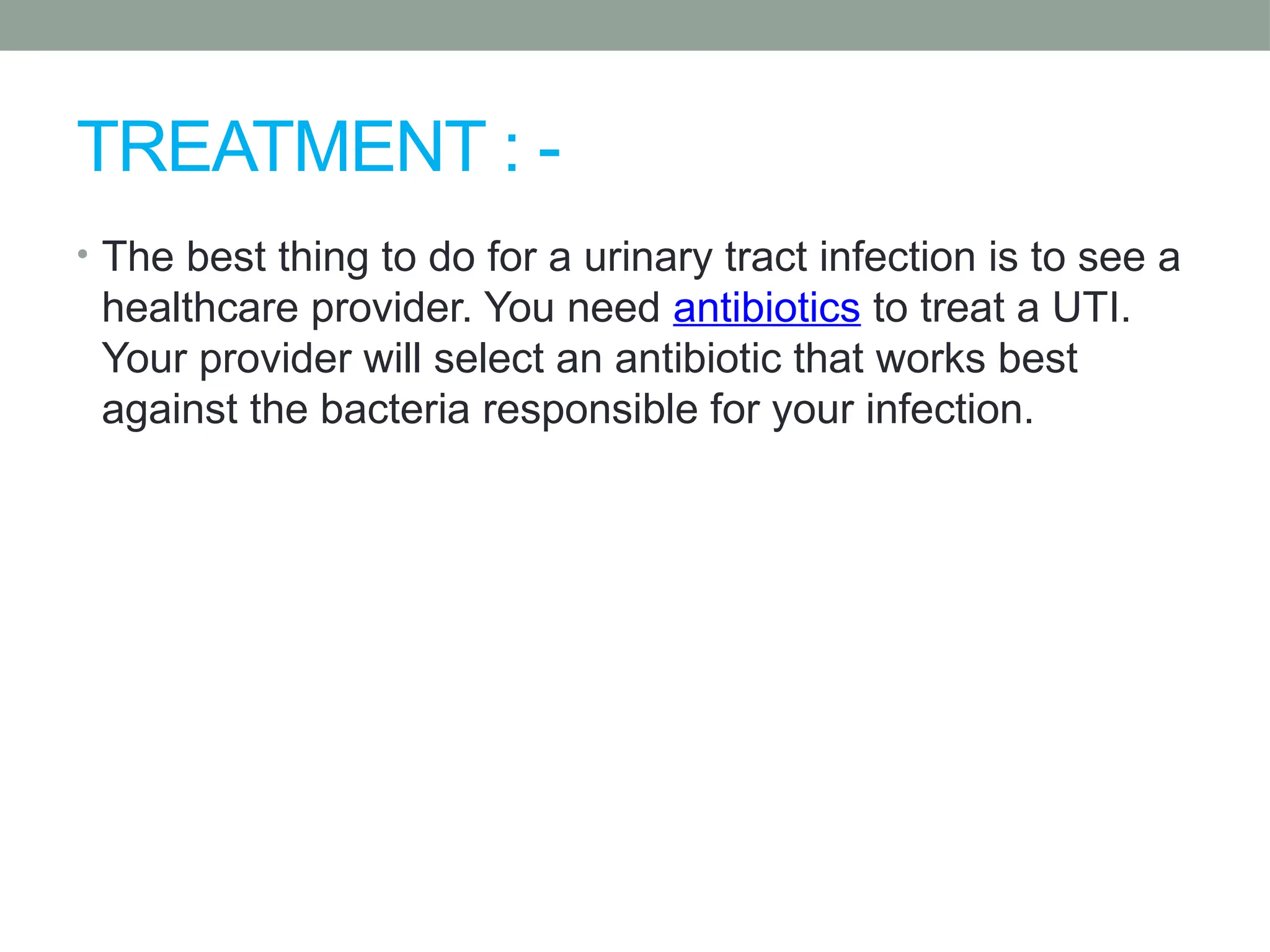 URINARY TRACT INFECTION and nursing management .pptx