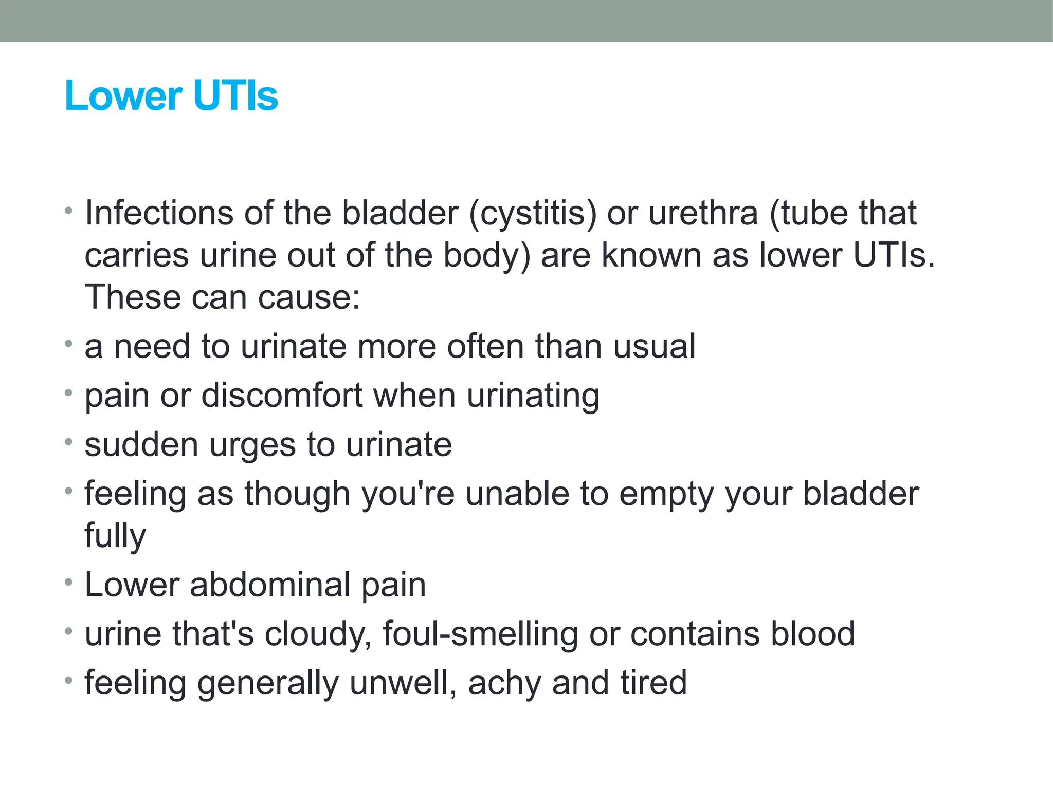 URINARY TRACT INFECTION and nursing management .pptx