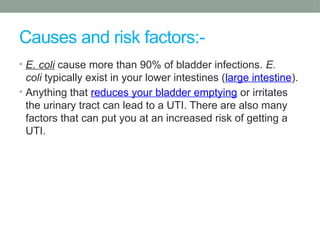 URINARY TRACT INFECTION and nursing management .pptx