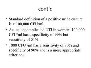 URINARY TRACT INFECTION.ppt pathological | PPT