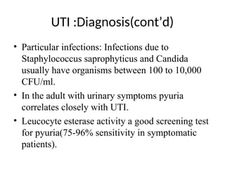 URINARY TRACT INFECTION.ppt pathological | PPT