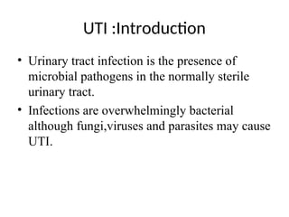 URINARY TRACT INFECTION.ppt pathological | PPT | Infectious Diseases ...