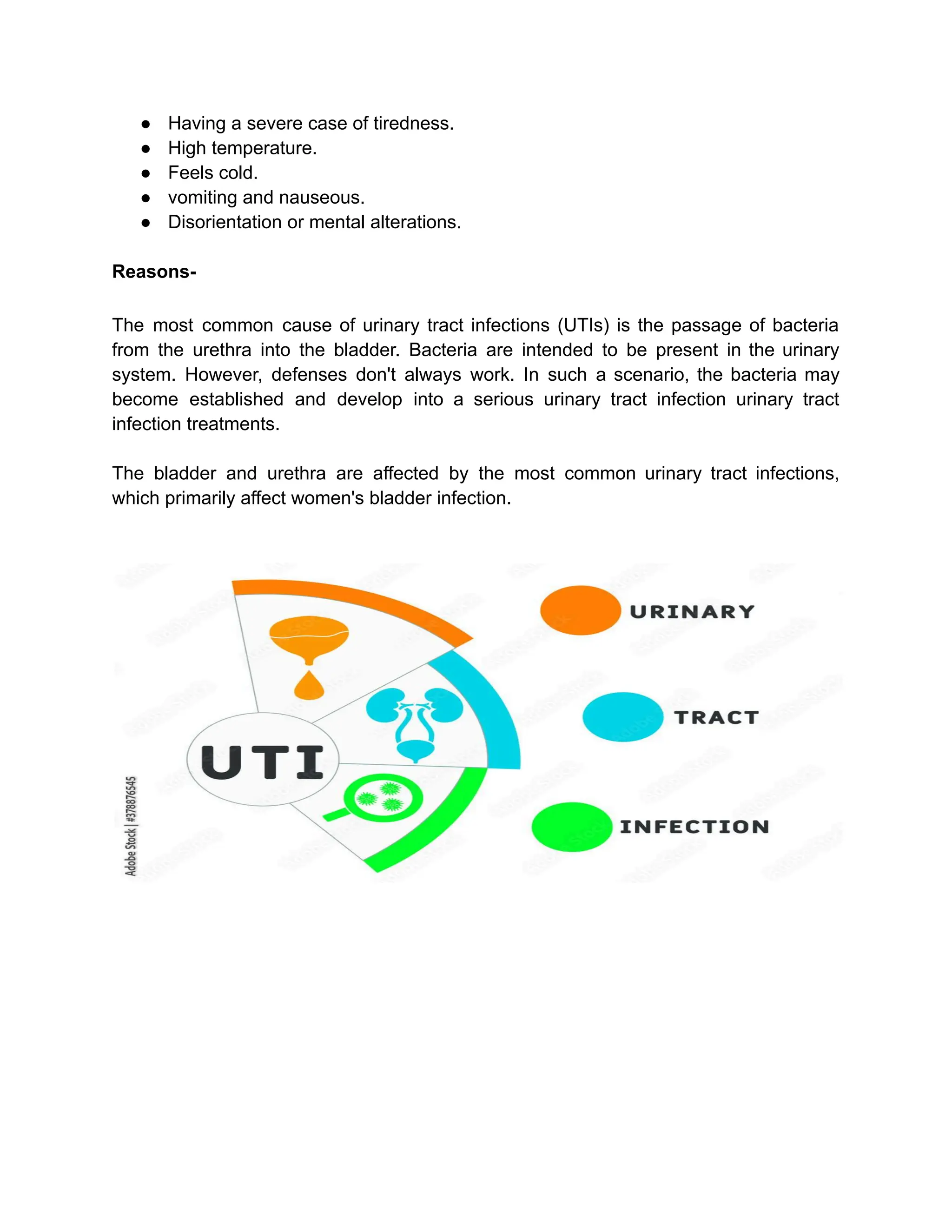 Information to know About Urinary Tract Infection | PDF