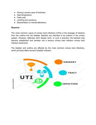 Information to know About Urinary Tract Infection | PDF
