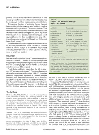 Urinary Tract Infection In Children | PDF