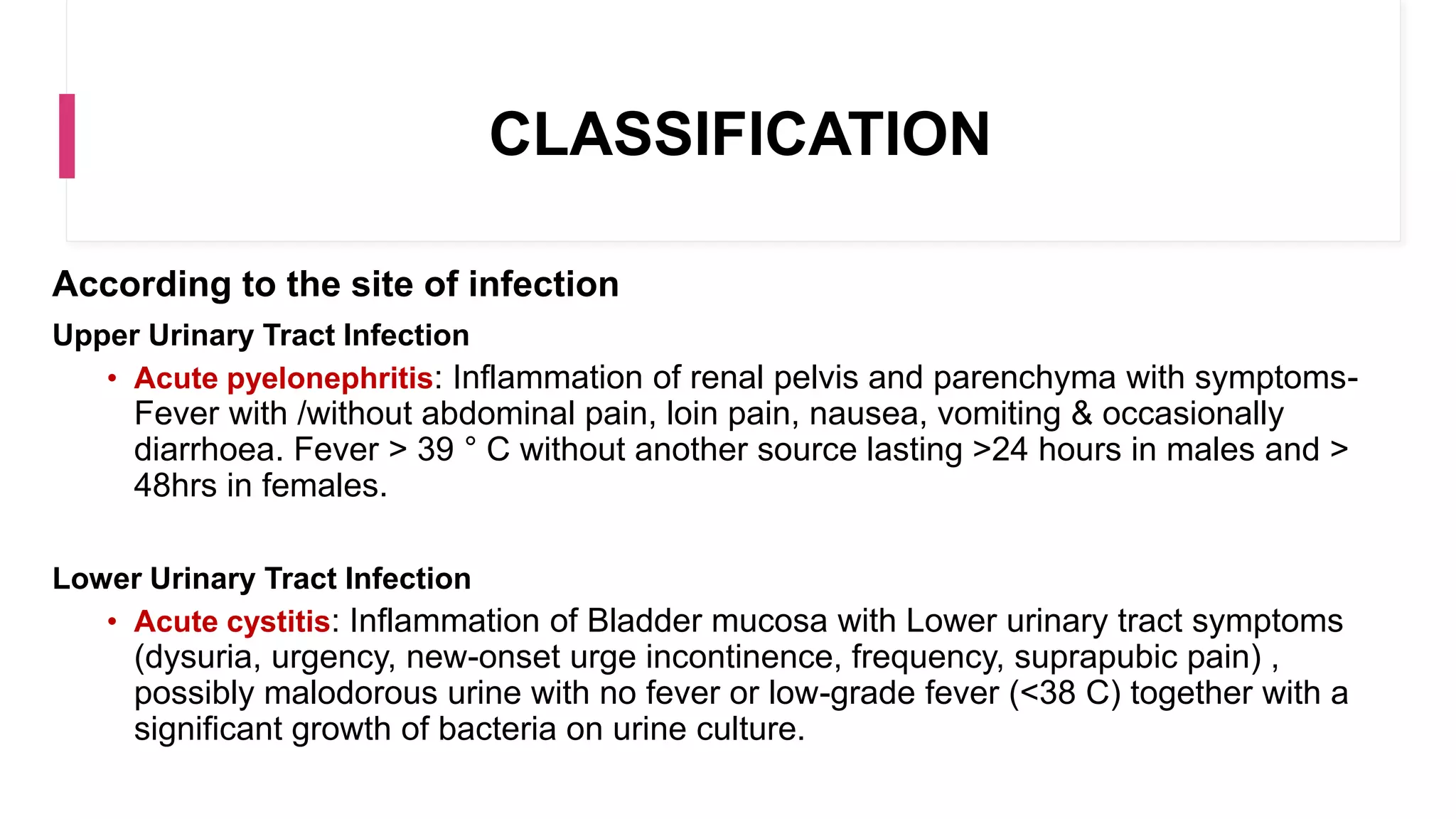 Urinary tract infection in children | PPTX