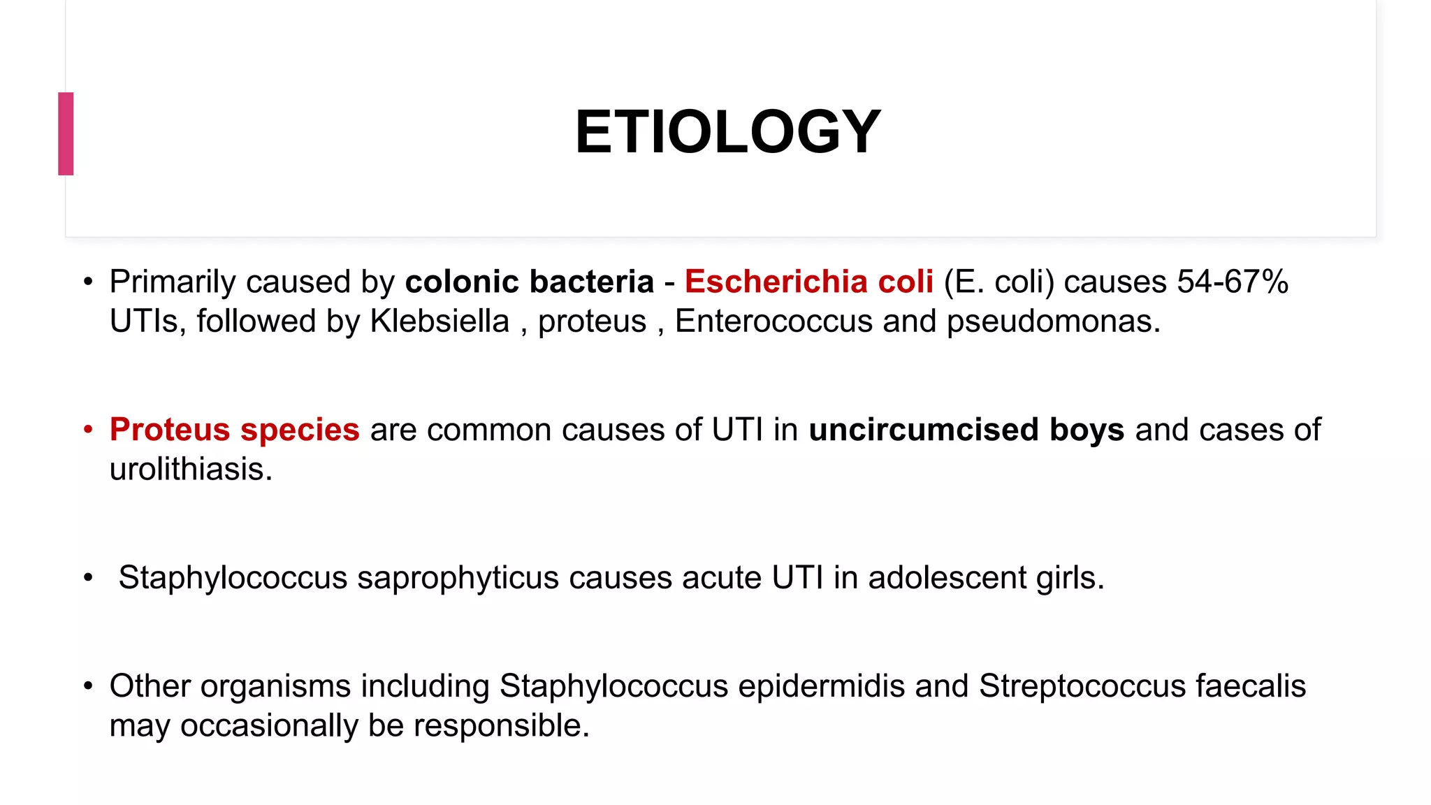 Urinary tract infection in children | PPTX