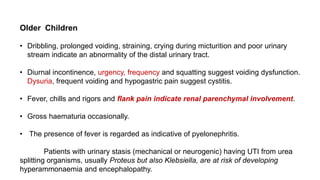 Urinary tract infection in children | PPTX