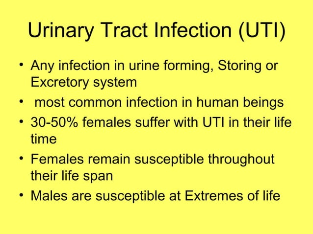 Urinary tract infection in females | PPT | Sexual Conditions | Sexual ...