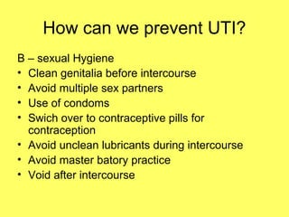 Urinary tract infection in females | PPT