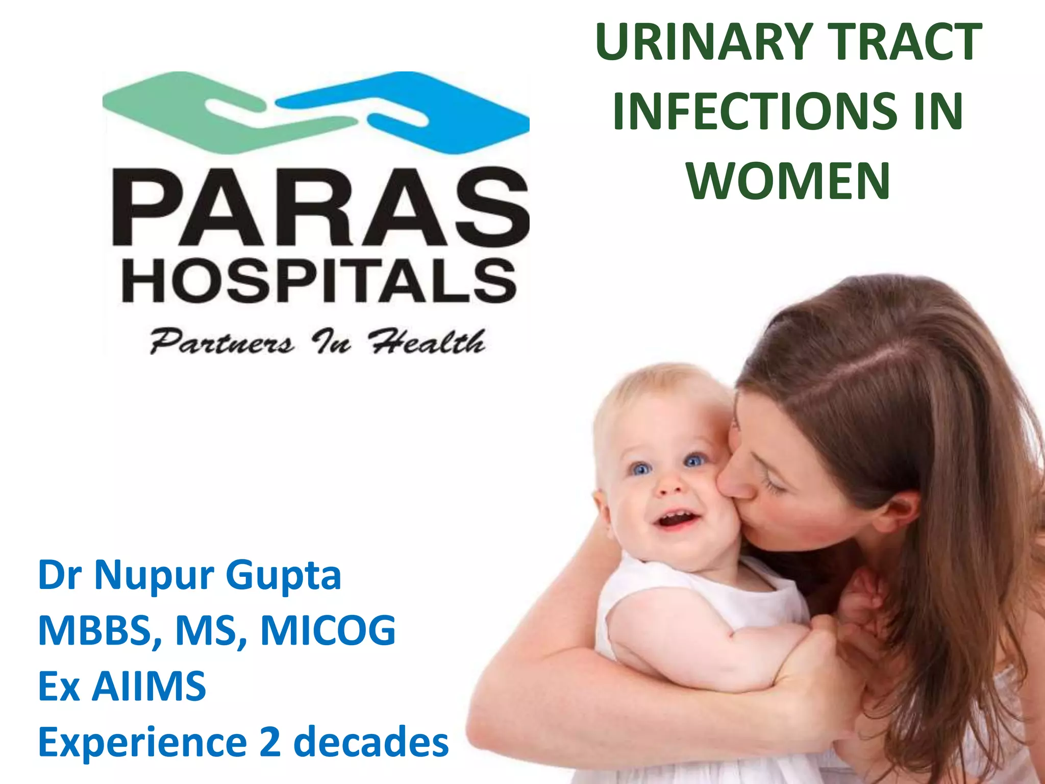 Urinary tract infection in females | PPTX