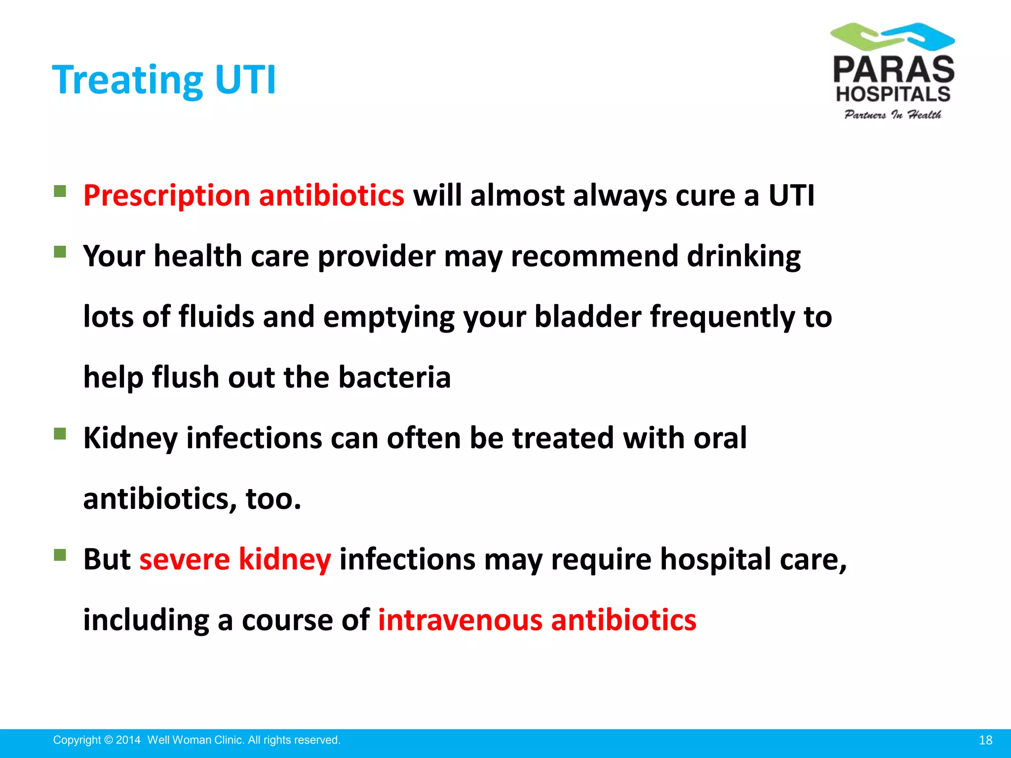 Urinary tract infection in females | PPTX