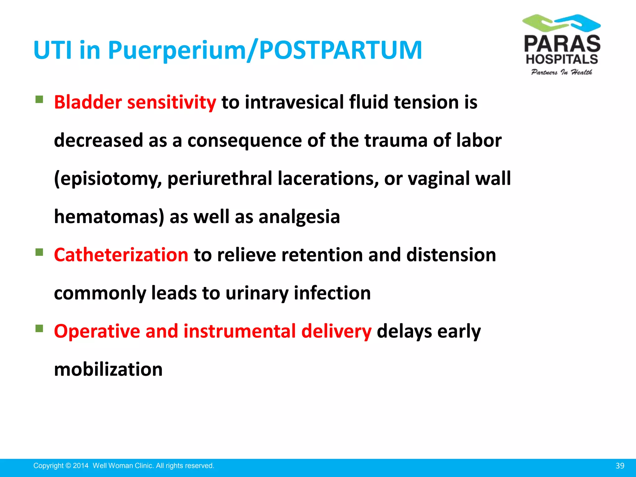 Urinary tract infection in females | PPTX