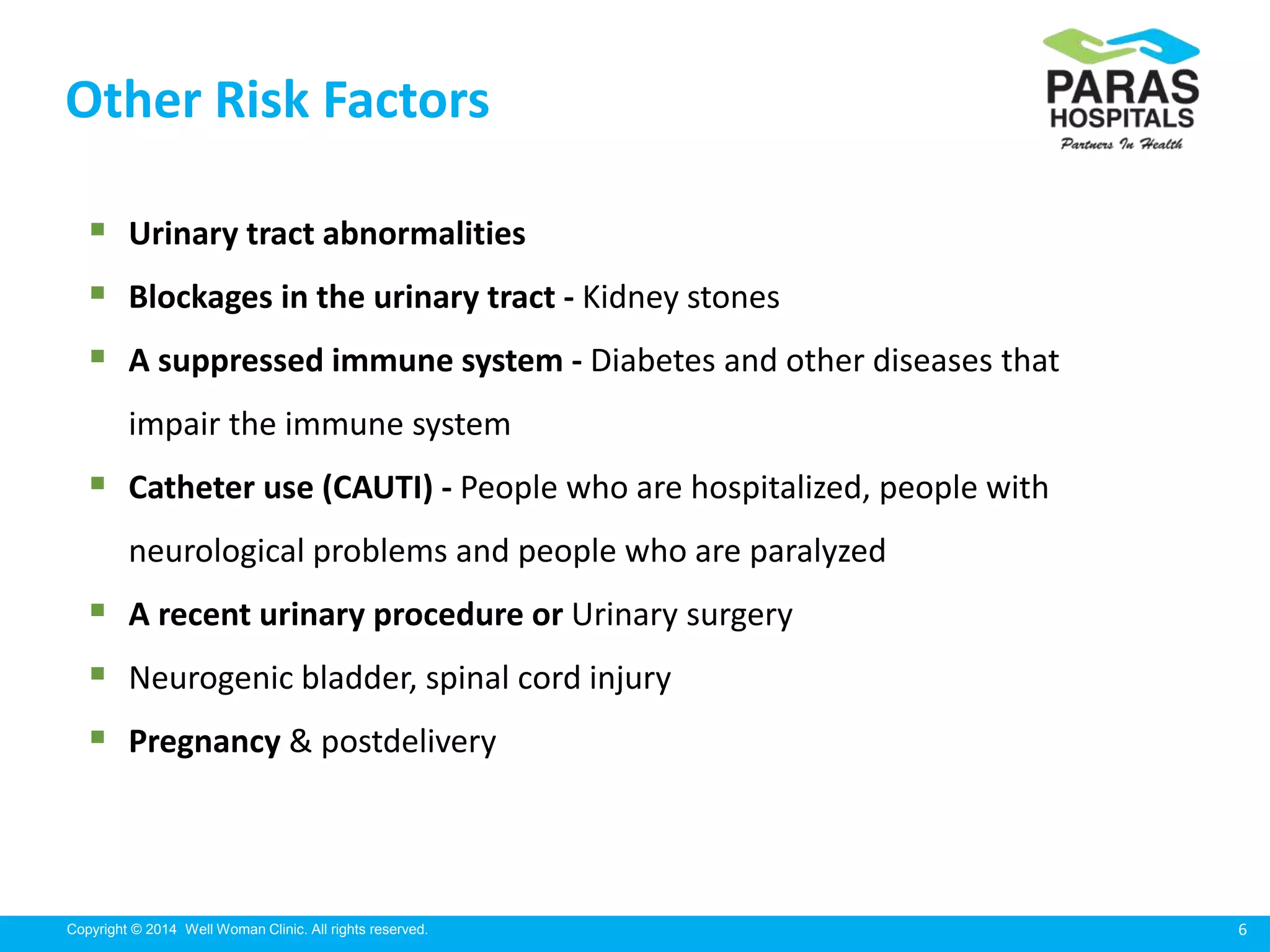 Urinary tract infection in females | PPTX