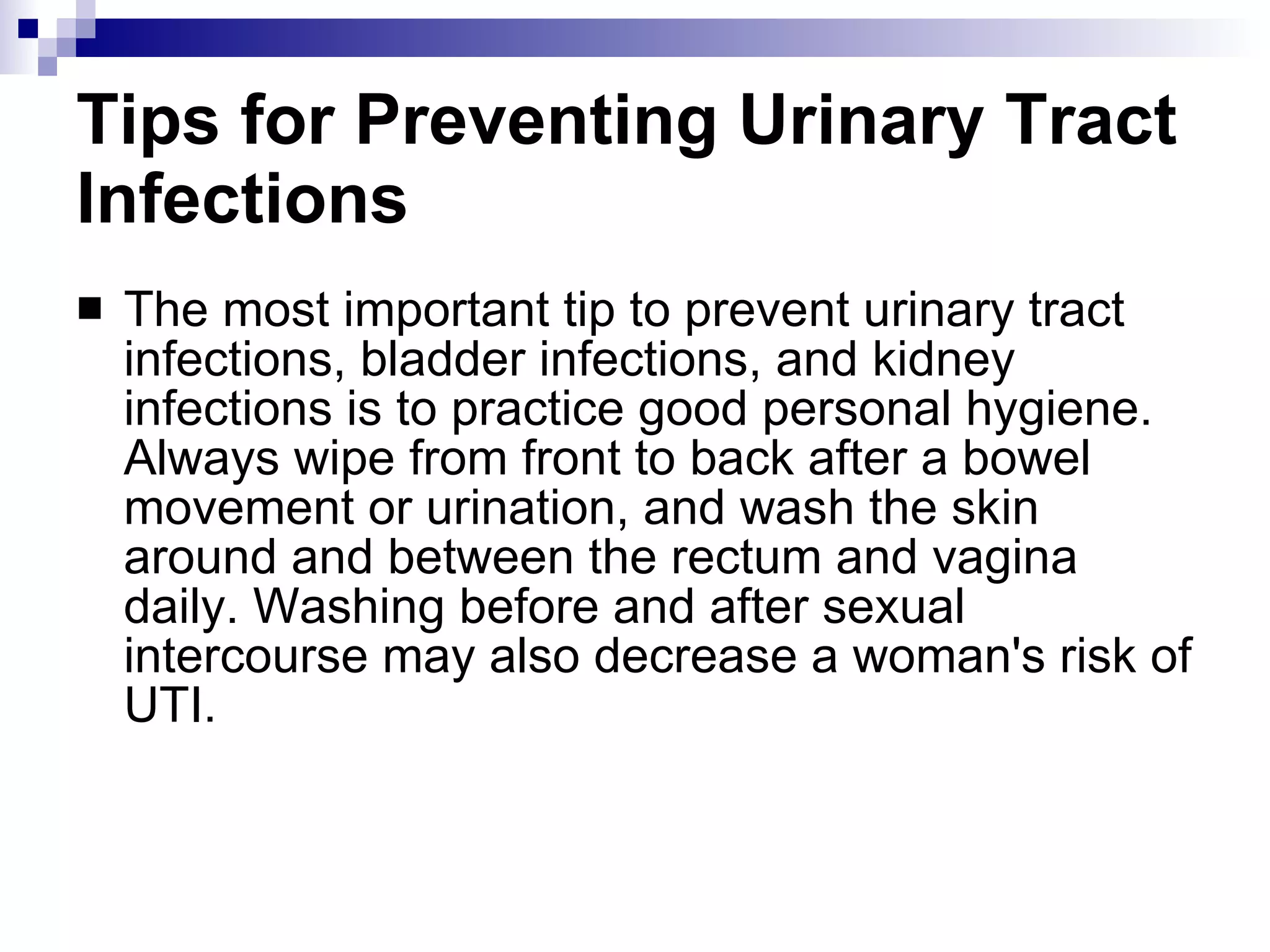 Urinary Tract Infections | PPT