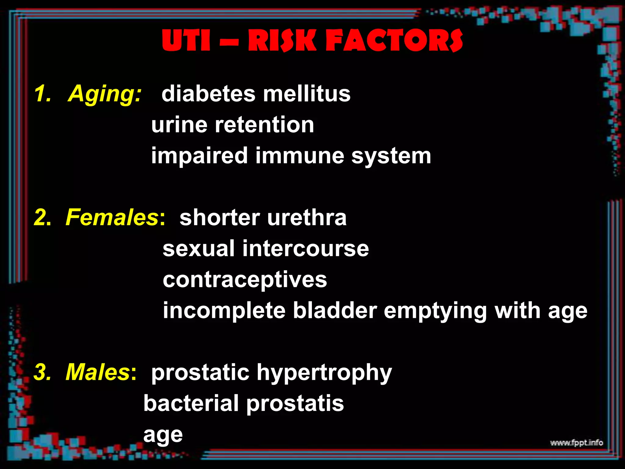 Urinary tract infections | PPTX