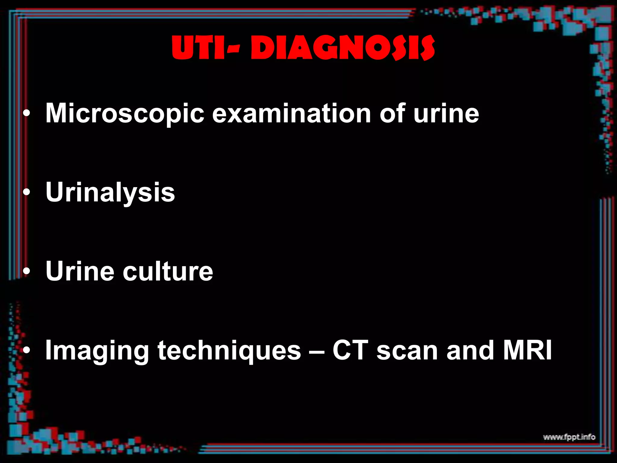 Urinary tract infections | PPTX