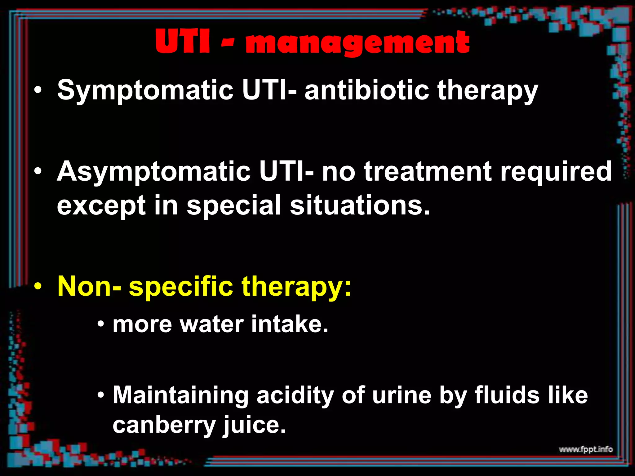 Urinary tract infections | PPTX