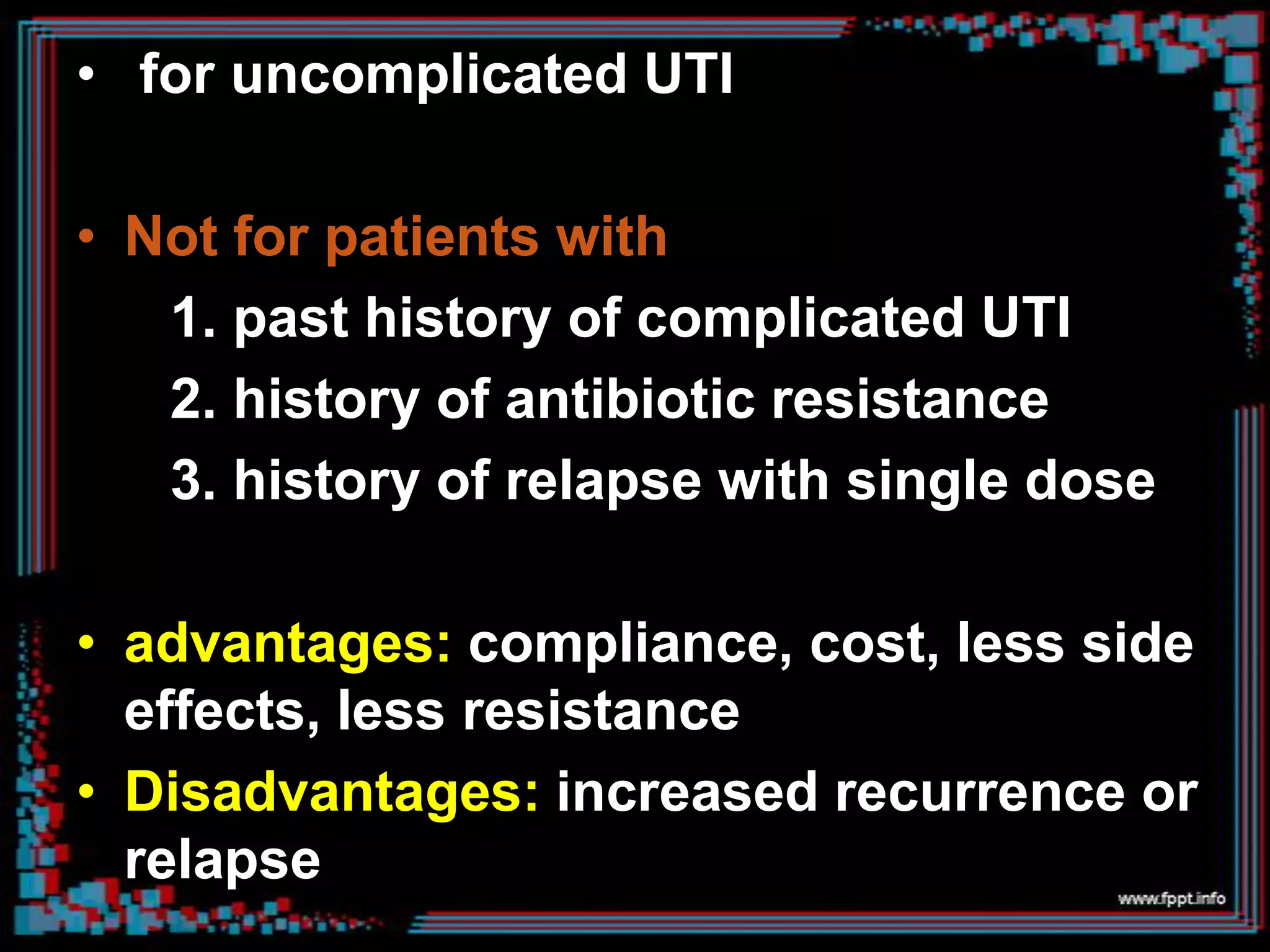 Urinary tract infections | PPTX