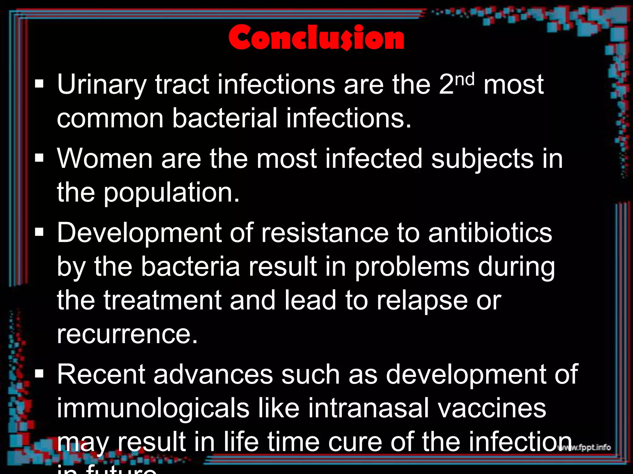 Urinary tract infections | PPTX