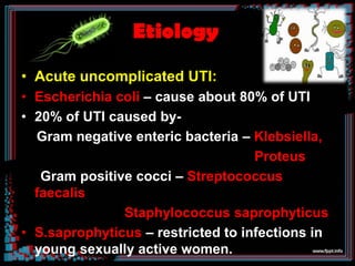 Urinary tract infections | PPTX