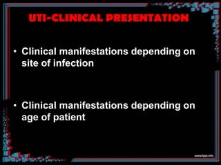 Urinary tract infections | PPTX