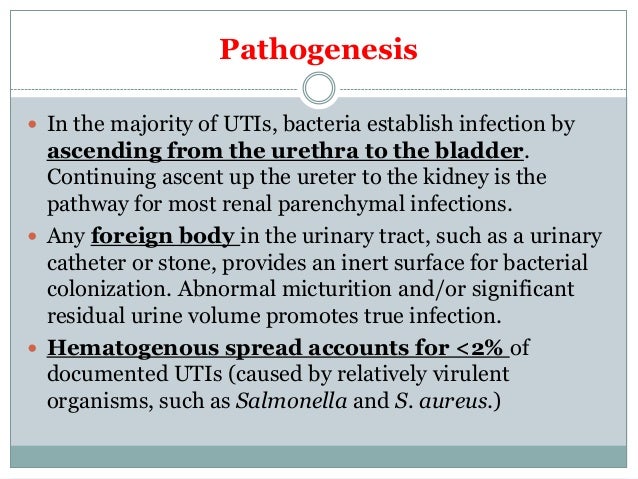 Urinary tract infections