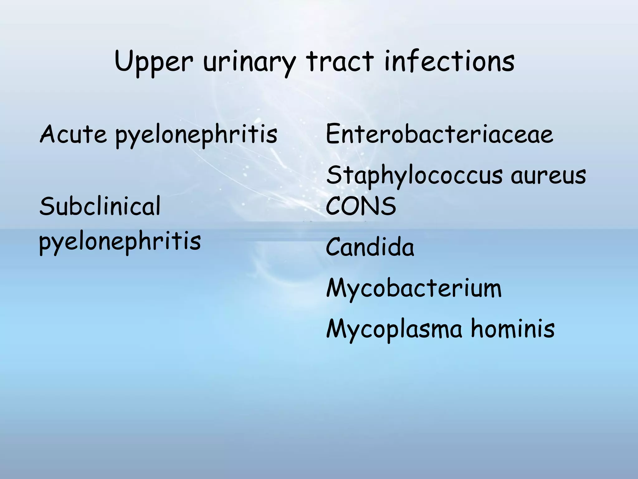 Urinary tract infections | PPT