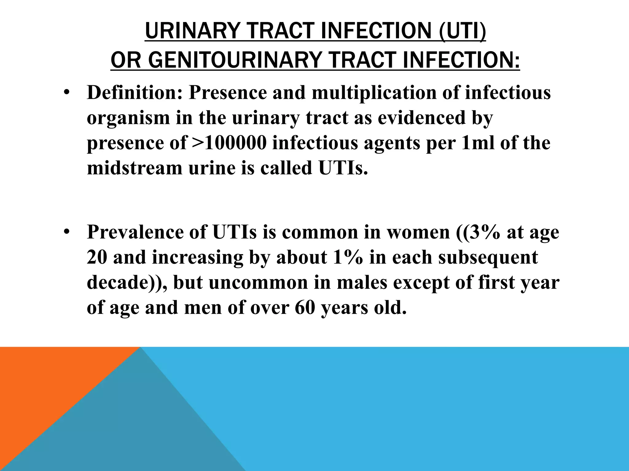 Urinary tract infections | PPSX