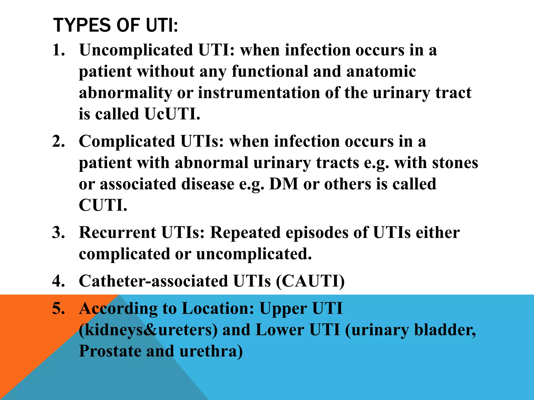 Urinary tract infections | PPSX