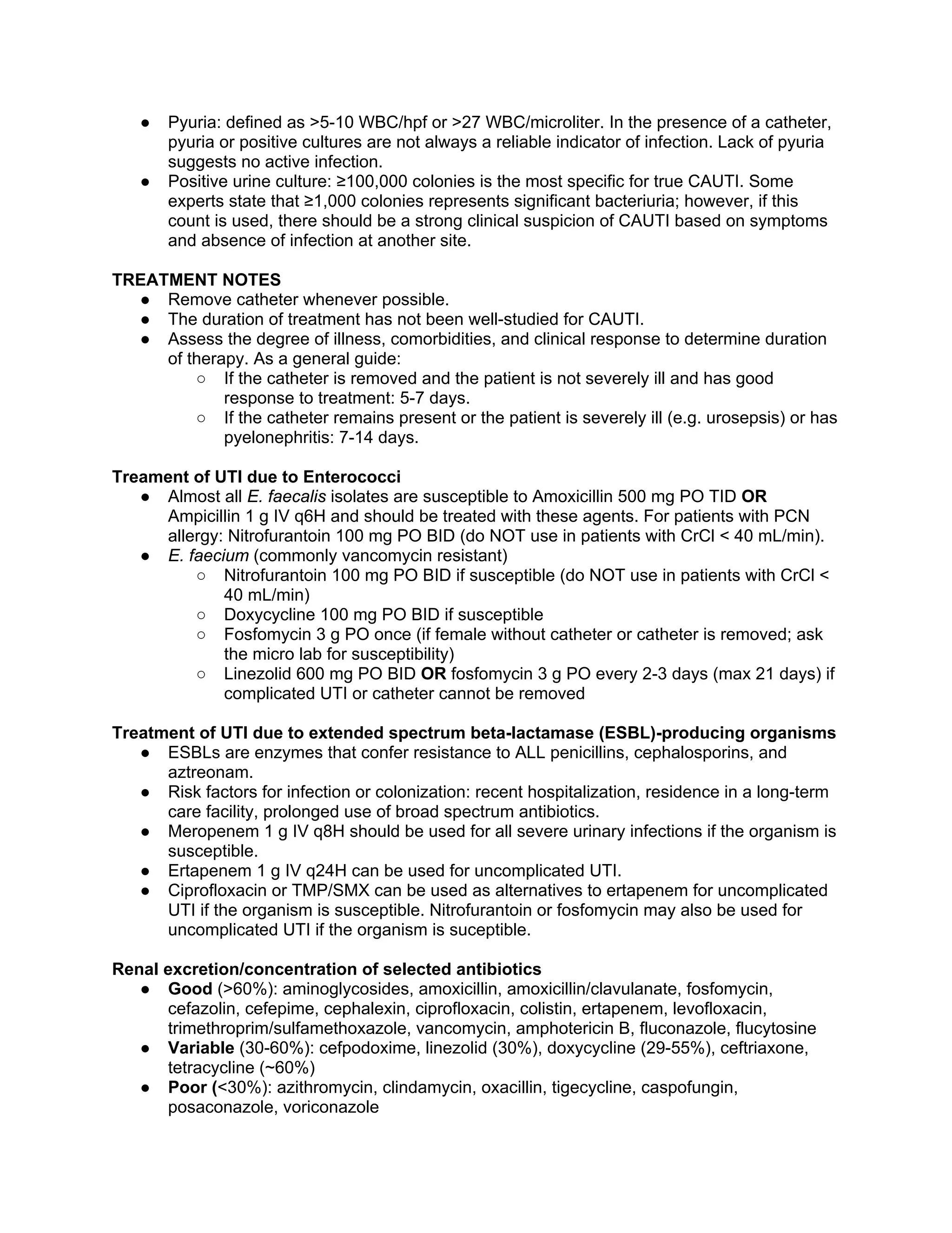 Urinary Tract Infections | PDF