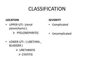 Urinary tract infections | PPT