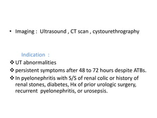 Urinary tract infections | PPTX