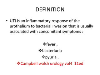 Urinary tract infections | PPT