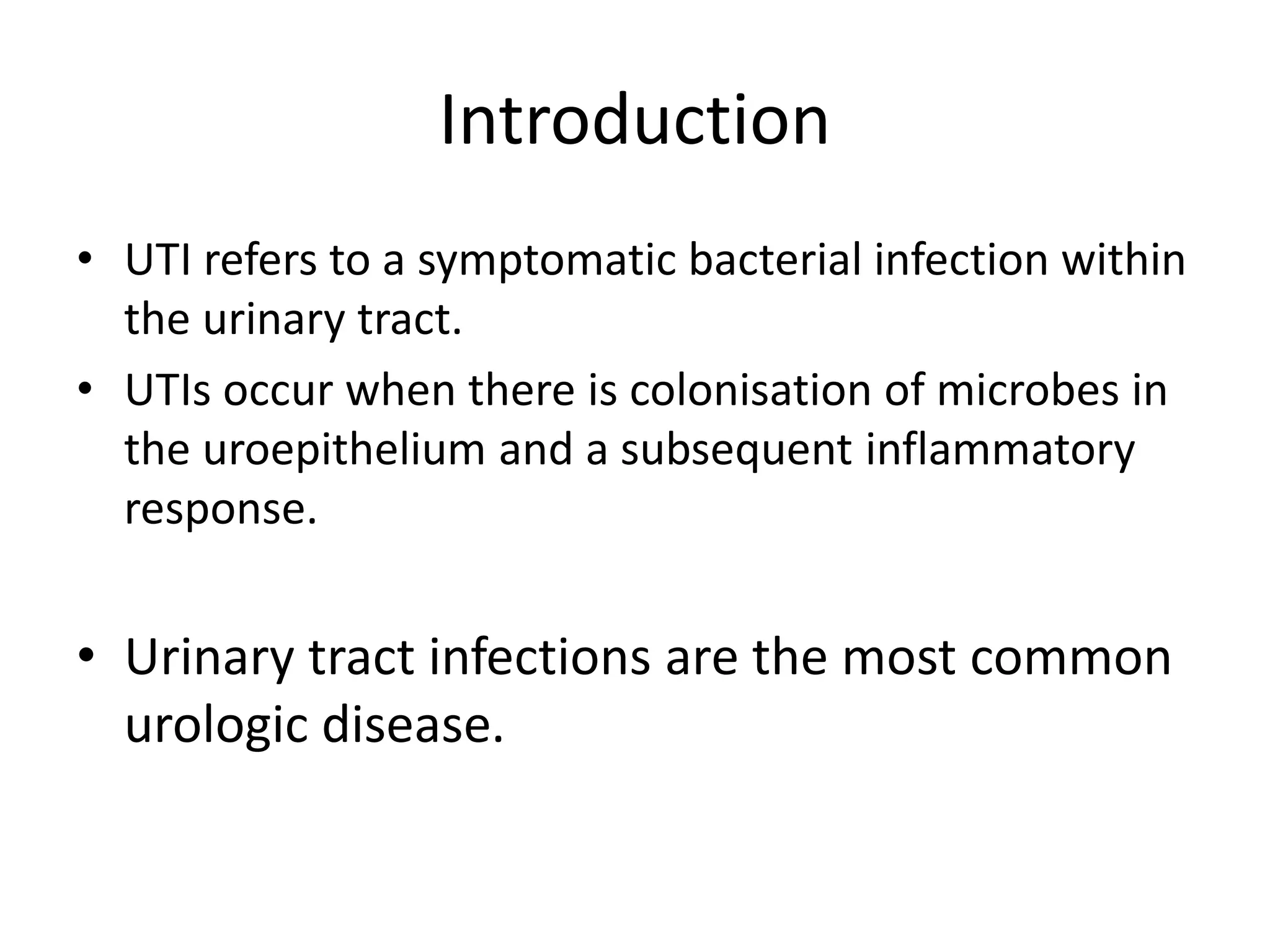 Urinary tract infections | PPTX
