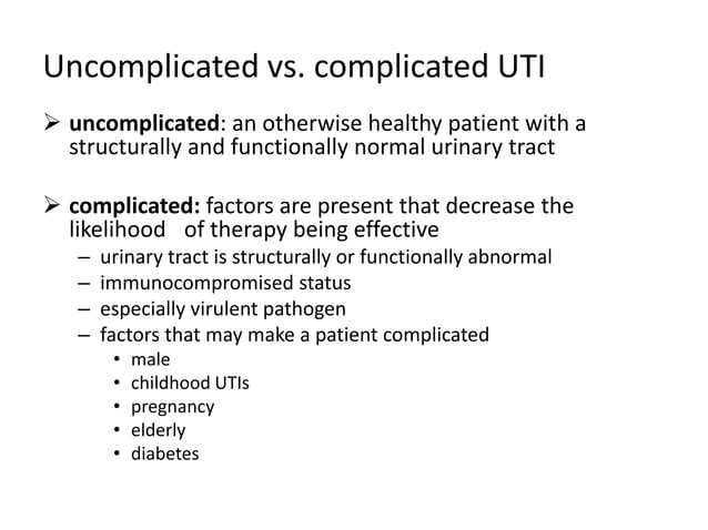Urinary tract infections | PPTX | Infectious Diseases | Diseases and ...