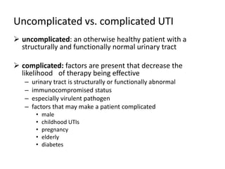 Urinary tract infections | PPT