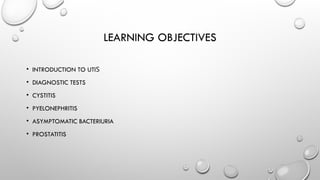 Urinary Tract Infections.. A ppt on introduction to UTIs | PPTX
