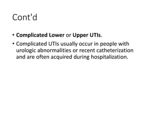 Urinary tract infections , Educational Platform.pptx