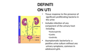 URINARY TRACT INFECTIONS in CHILDREN -Prevention & Management.pptx