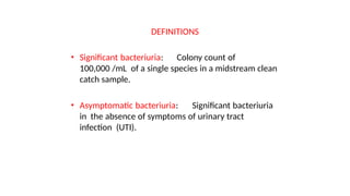 URINARY TRACT INFECTIONS in CHILDREN -Prevention & Management.pptx