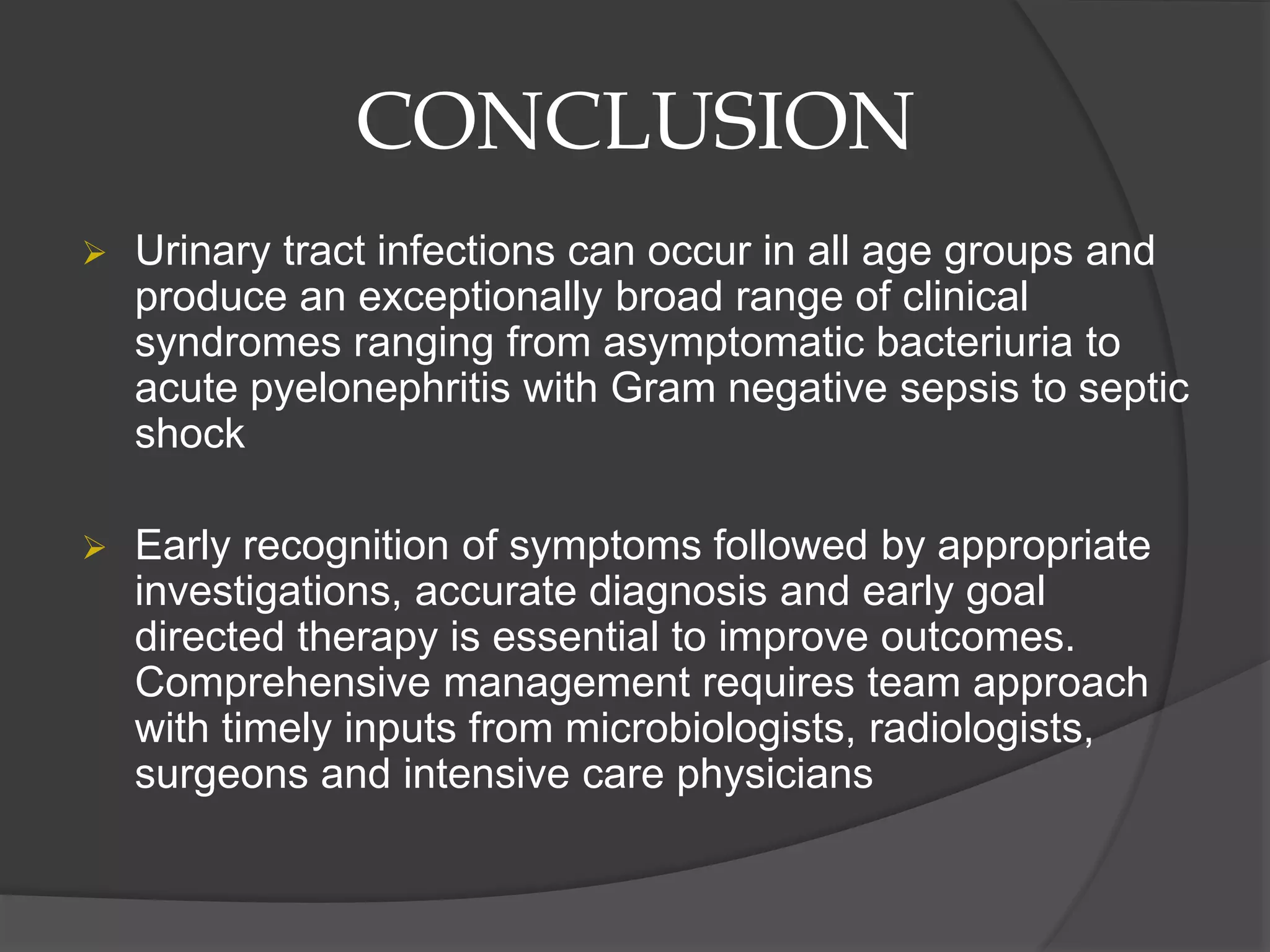 urinary tract infections in critical care | PPTX