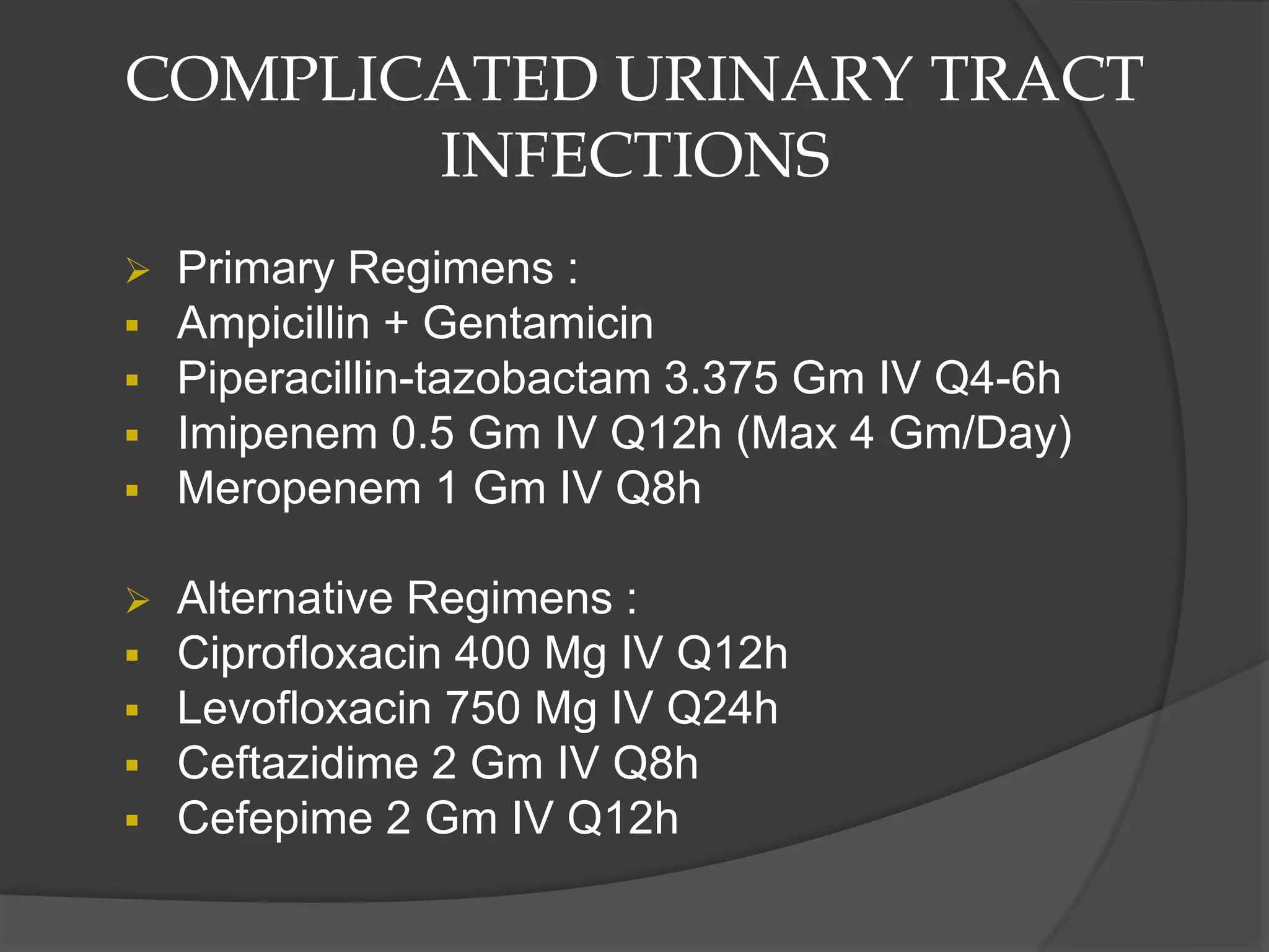 urinary tract infections in critical care | PPTX